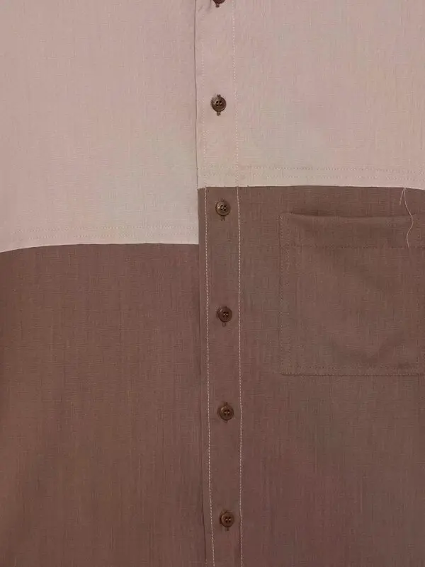 COSTUMEIN Colour-block Pocket Shirt