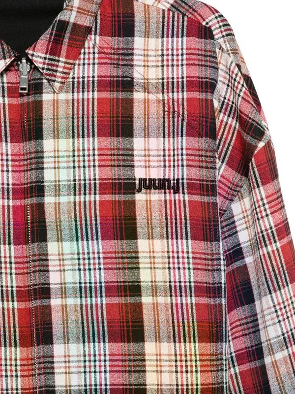 JUUN.J Plaid Zip Jacket