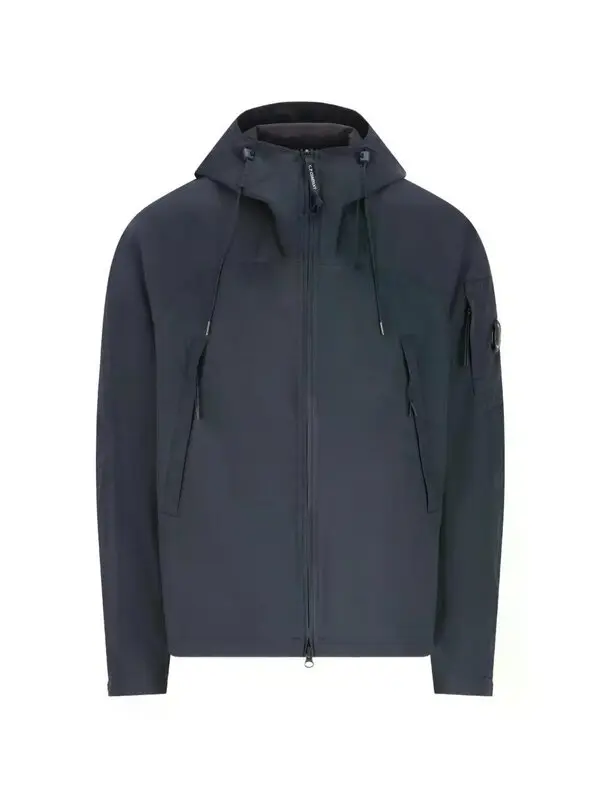 C.P. COMPANY Hooded Zip Jacket - Blue