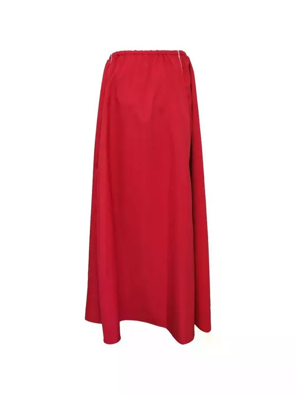 MSGM Gathered Midi Skirt