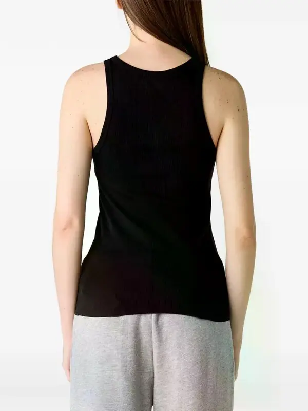 Eterne High Neck Fitted Tank Top