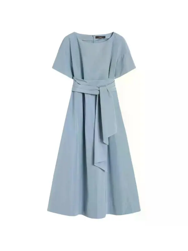 Max Mara Belted Dress - Blue