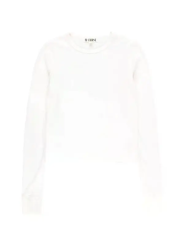 Eterne Long Sleeve Thermal Top - White