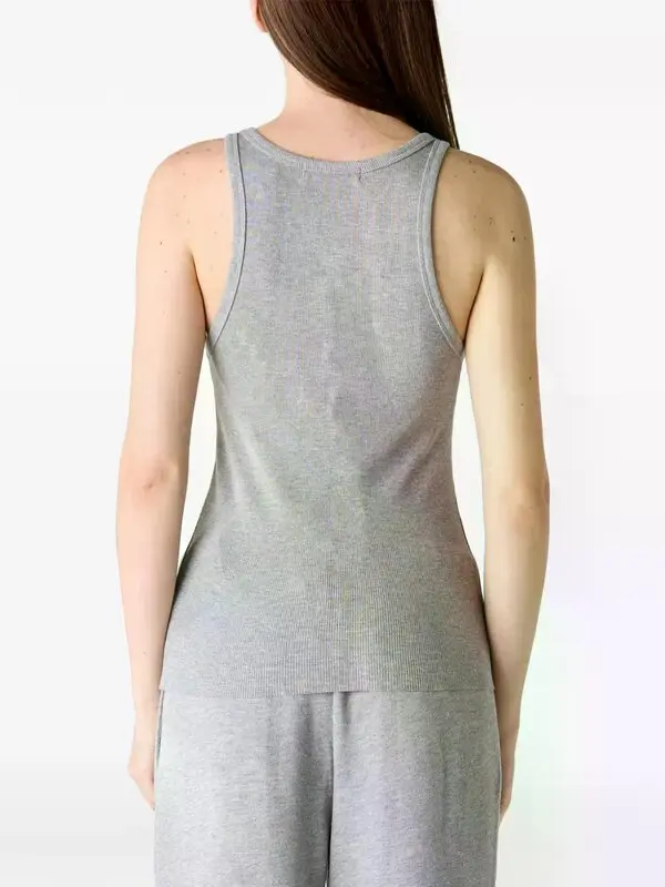 Eterne High Neck Fitted Tank Top