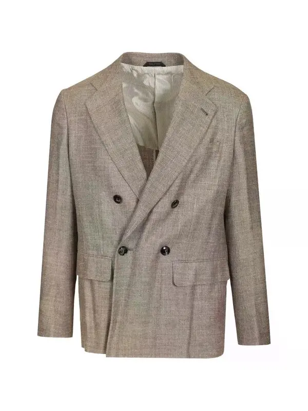 Giorgio Armani Double-breasted Blazer - Neutrals