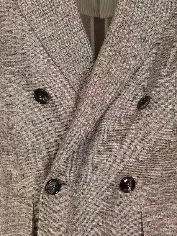 Giorgio Armani Double-breasted Blazer - Neutrals