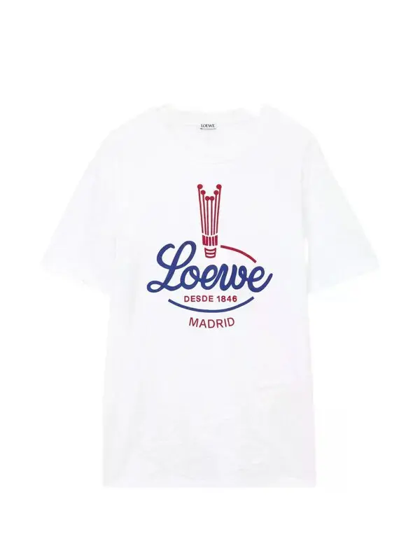 Loewe Logo-print T-shirt - White