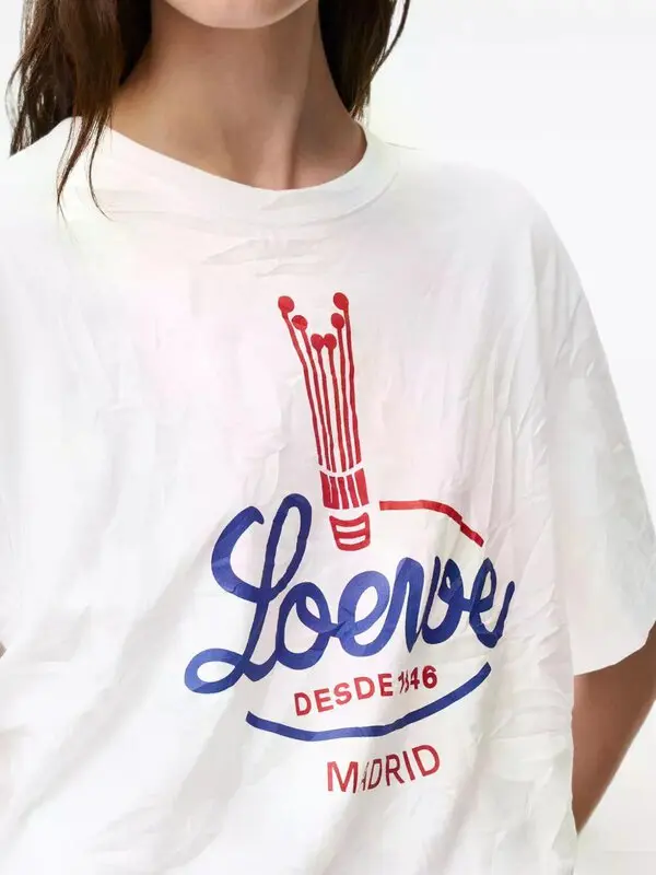 Loewe Logo-print T-shirt - White