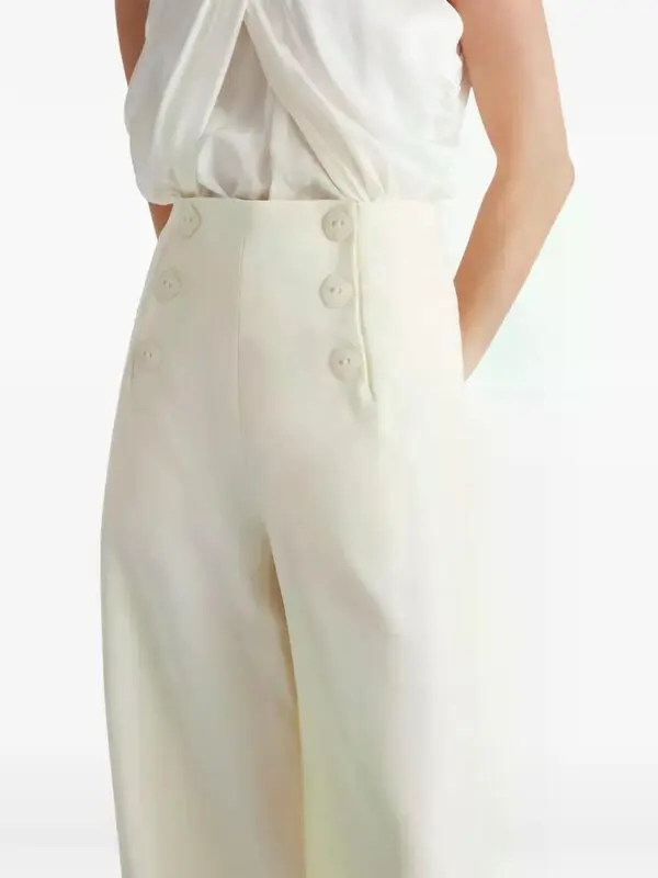 VIOLANTE NESSI Tano Wide-leg Button Trousers