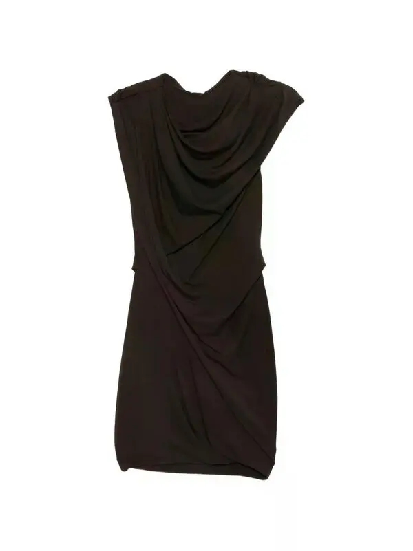 ENTIRE STUDIOS Draped Mini Dress - Brown