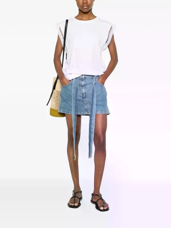 TWINSET Lace-trimmed T-shirt