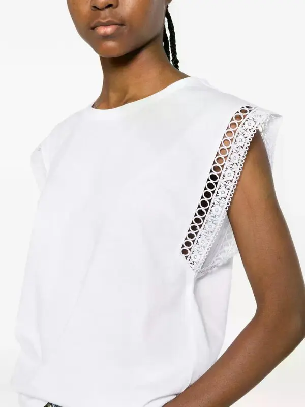 TWINSET Lace-trimmed T-shirt