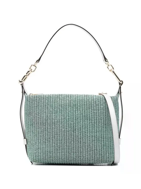 Furla Woven Strap Shoulder Bag - Green