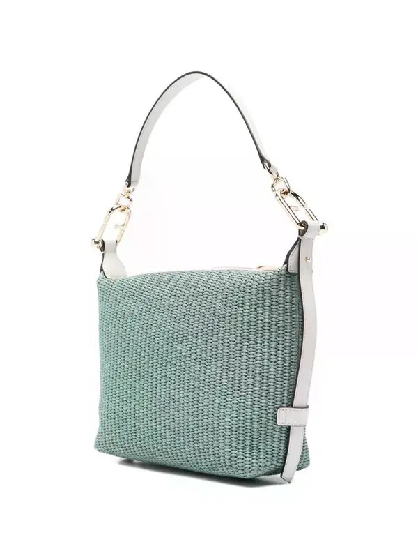 Furla Woven Strap Shoulder Bag - Green