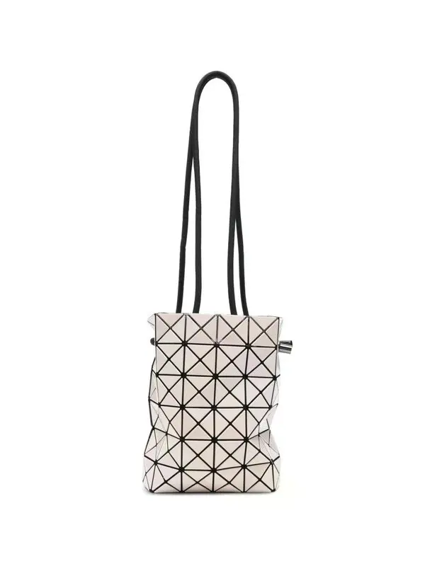 Issey Miyake Geometric-panel Shoulder Bag - Neutrals