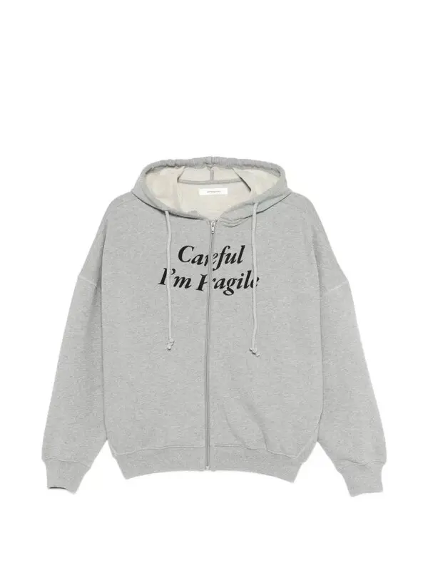 Gimaguas Printed Zip Up Hoodie