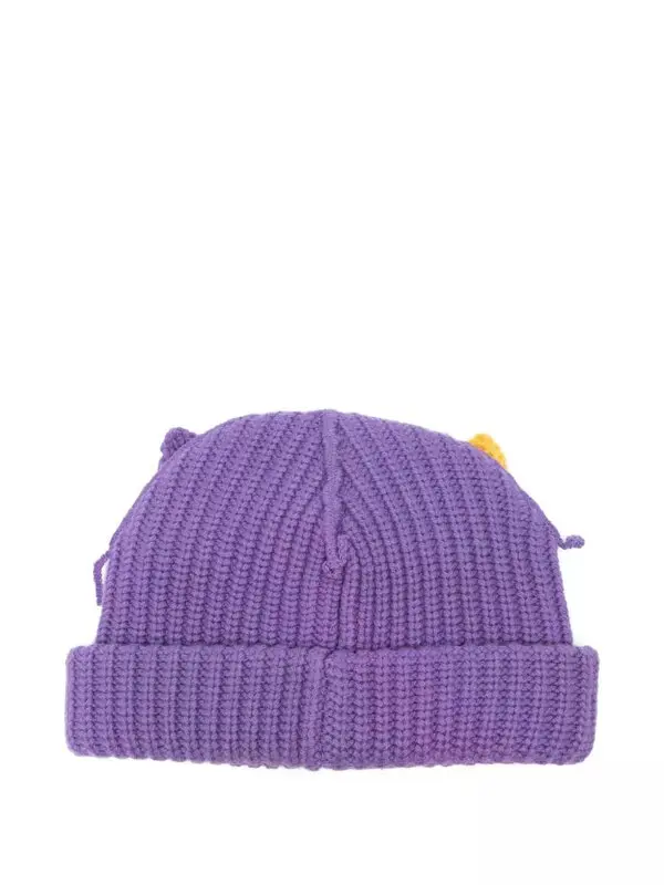 CHARLES JEFFREY Chunky Ears Logo-patch Beanie Hat