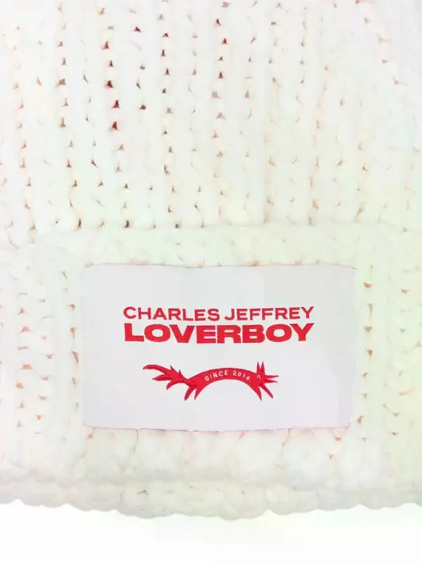 CHARLES JEFFREY Chubby Logo-patch Beanie Hat