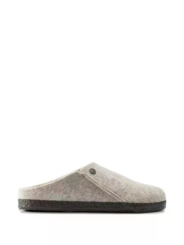 BIRKENSTOCK Zermatt Shearling Felt Slippers - Neutrals
