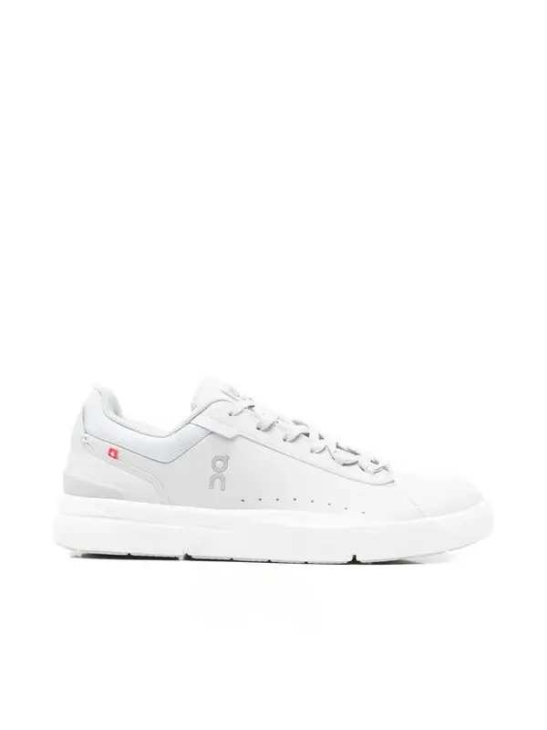 On The Roger Lace-up Fastening Sneakers - Grey