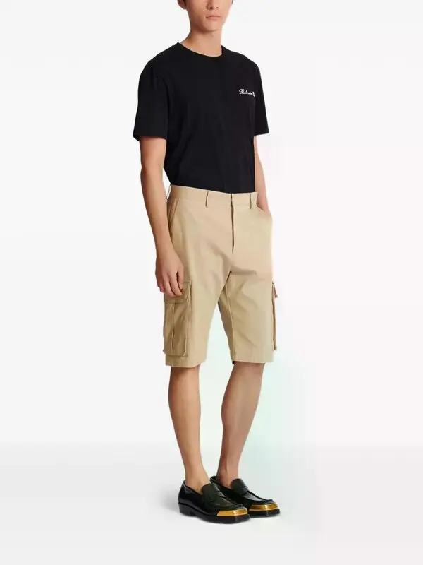 Balmain Cotton Cargo Shorts
