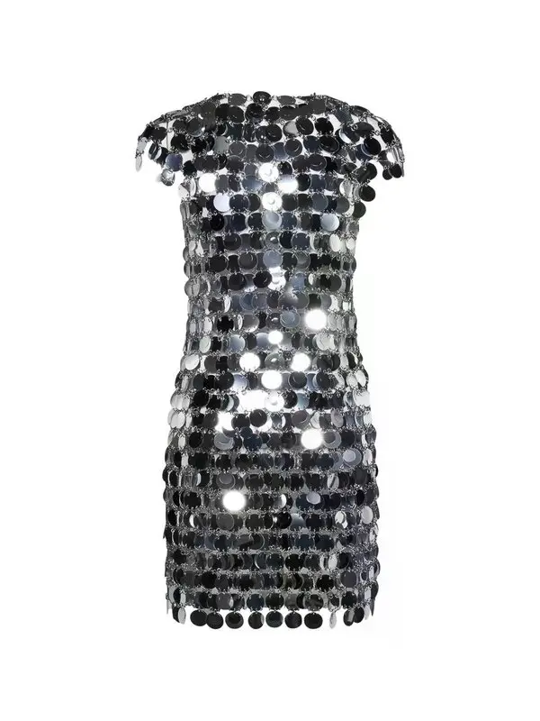 Rabanne Mirror-effect Mini Dress