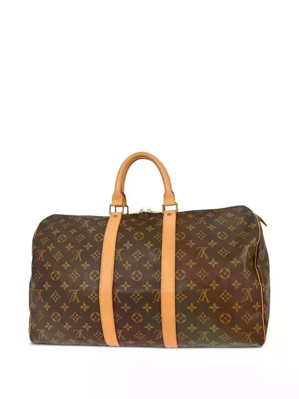 LOUIS VUITTON 2004 Monogram Keepall Duffle Tote Bag