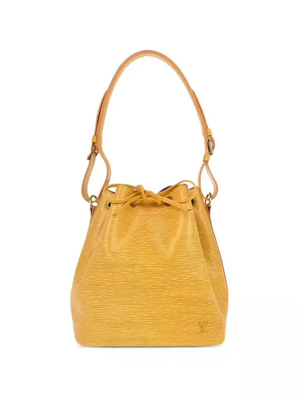 LOUIS VUITTON 1998 Epi Petit Noe Bucket Bag - Yellow