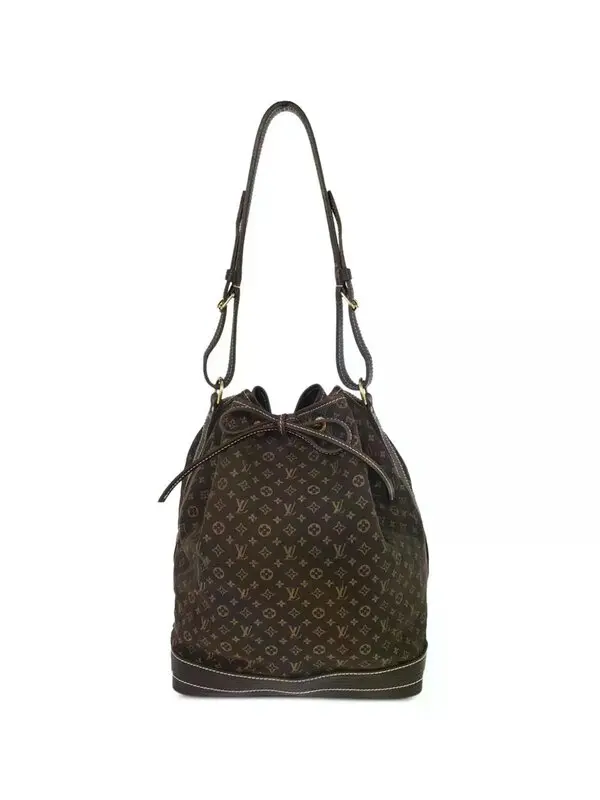 LOUIS VUITTON 2006 Min Lin Noe Drawstring Shoulder Bag - Brown