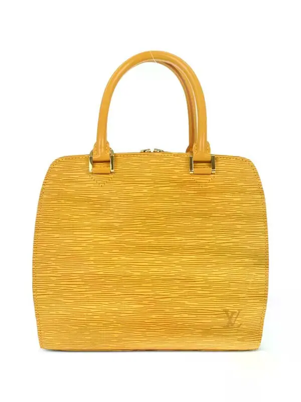 LOUIS VUITTON 2001 Epi Pont Neuf Leather Tote Bag - Yellow