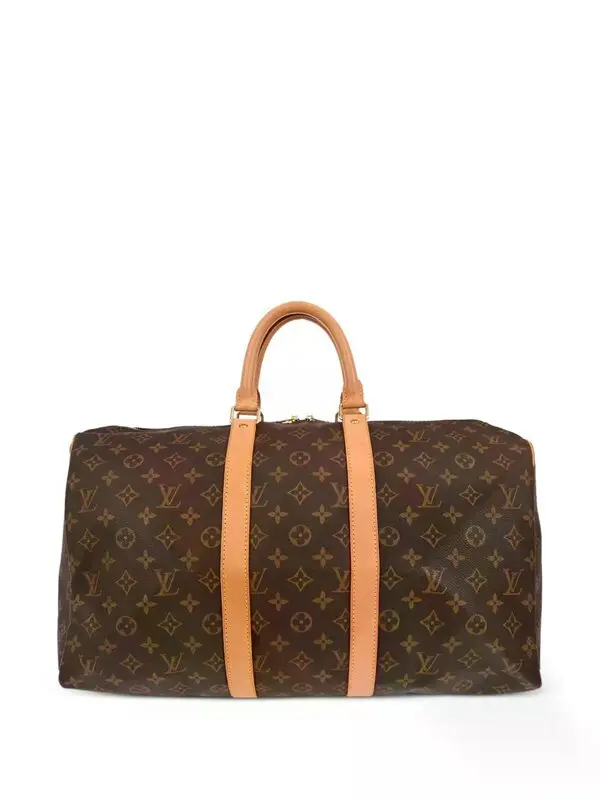 LOUIS VUITTON 2001 Keepall 45 Duffle Bag - Brown