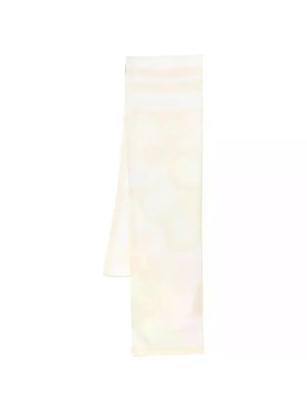 Carven Floral Scarf - Neutrals