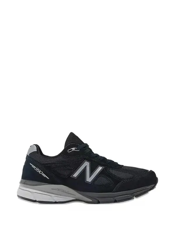 NEW BALANCE Made In Usa 990v4 Logo Sneakers - Black