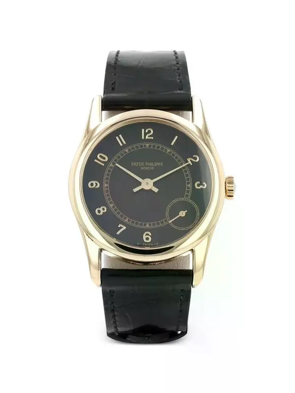 Patek Philippe 1990 Calatrava 33mm Watch - Black