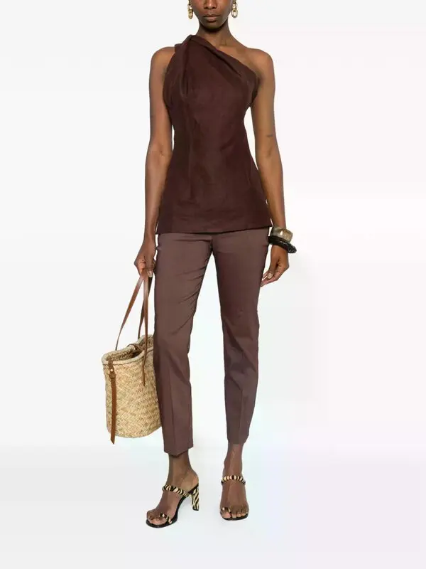 Pinko Belt-loops Trousers - Brown