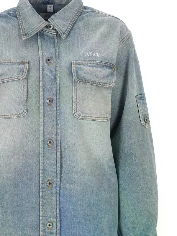 Off-White Buttoned Pocket Shirt