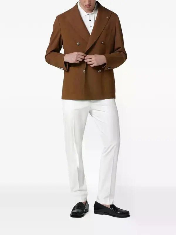 Tagliatore Double-breasted Patch-pocket Jacket