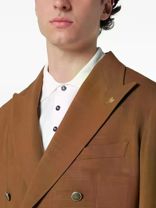 Tagliatore Double-breasted Patch-pocket Jacket