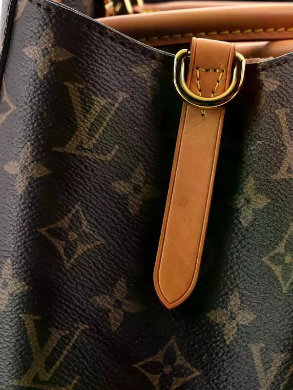 LOUIS VUITTON Montaigne Gm Monogram Canvas Tote Bag - Brown
