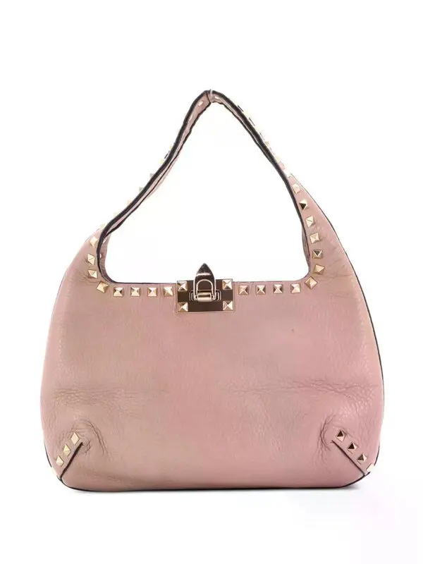 Valentino Garavani Rockstud Flip Lock Small Hobo Bag