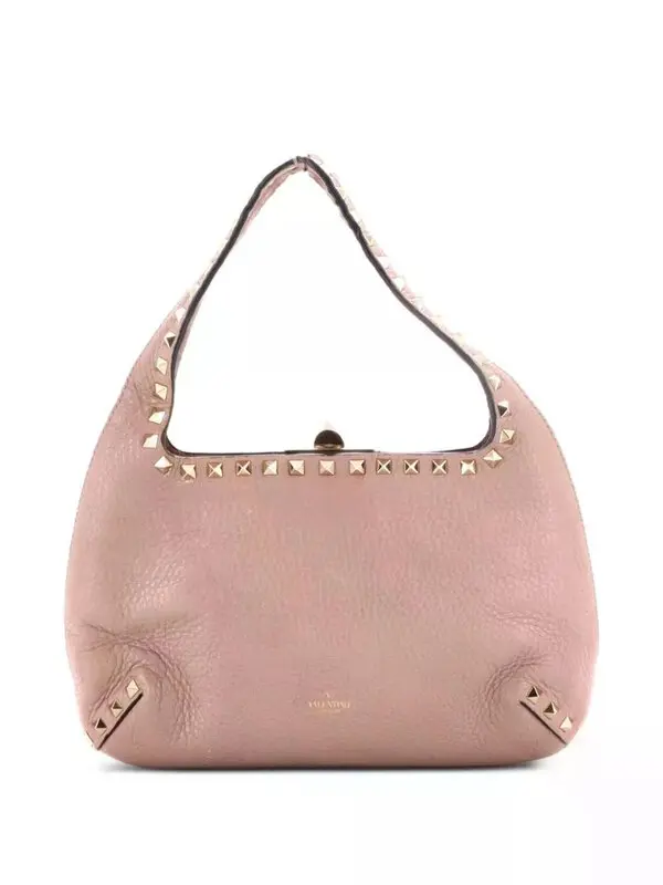Valentino Garavani Rockstud Flip Lock Small Hobo Bag