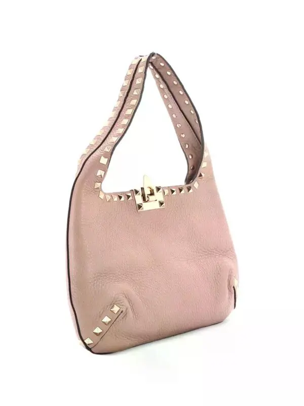 Valentino Garavani Rockstud Flip Lock Small Hobo Bag