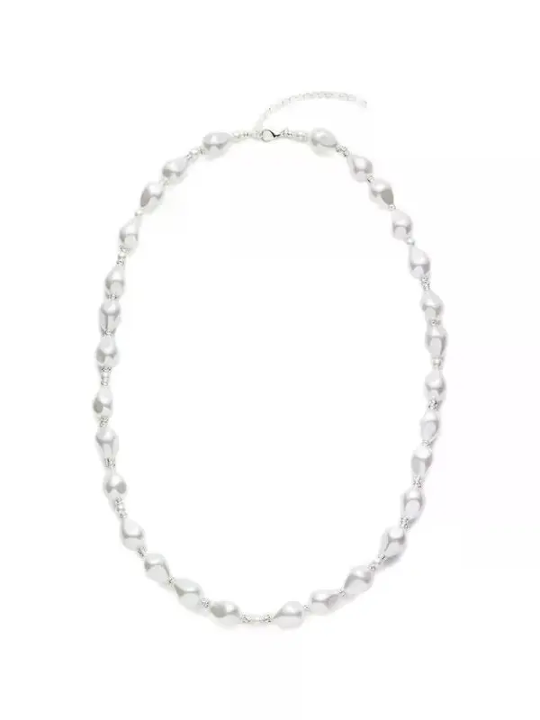Magda Butrym Pearl Beaded Necklace - White