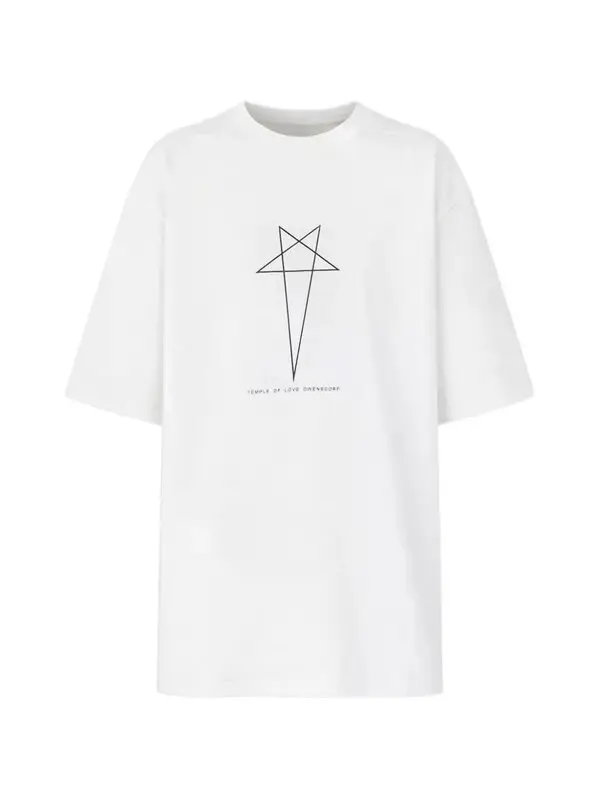 Rick Owens Jumbo Crew-neck T-shirt - White