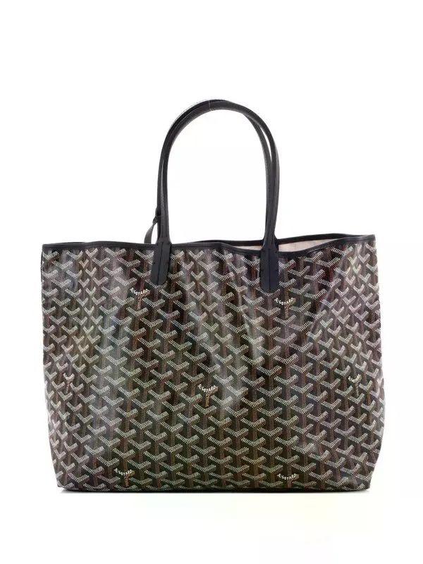 Goyard Saint Louis Coated Canvas Pm Tote Bag - Black