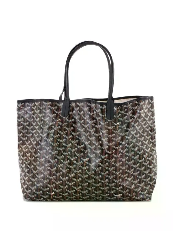 Goyard Saint Louis Coated Canvas Pm Tote Bag - Black