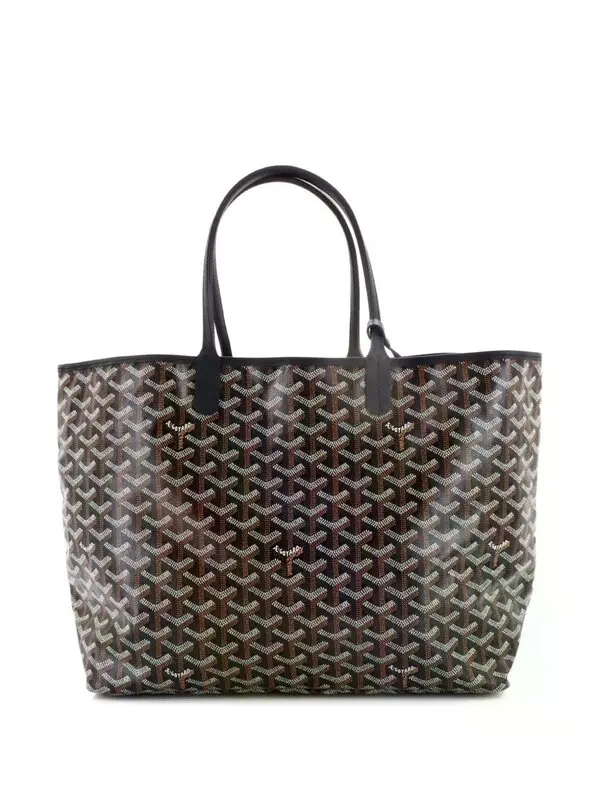 Goyard Saint Louis Coated Canvas Pm Tote Bag - Black