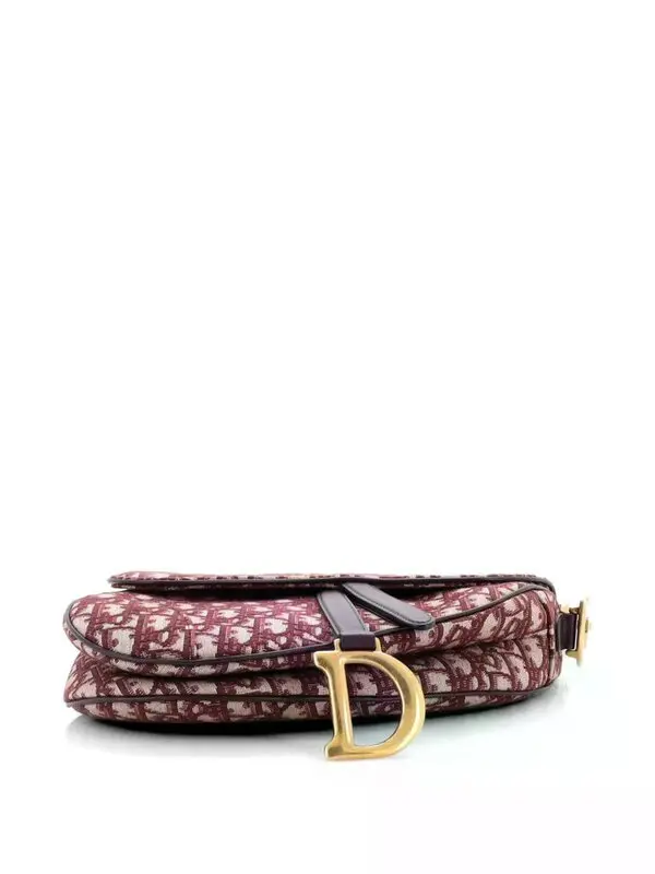 Dior Saddle Oblique Canvas Shoulder Bag