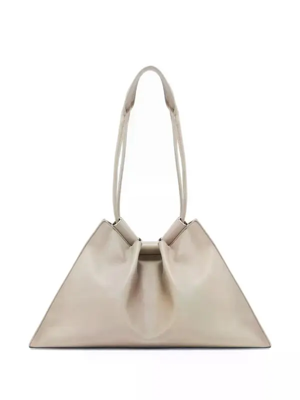 Giorgio Armani Gathered-detail Leather Shoulder Bag