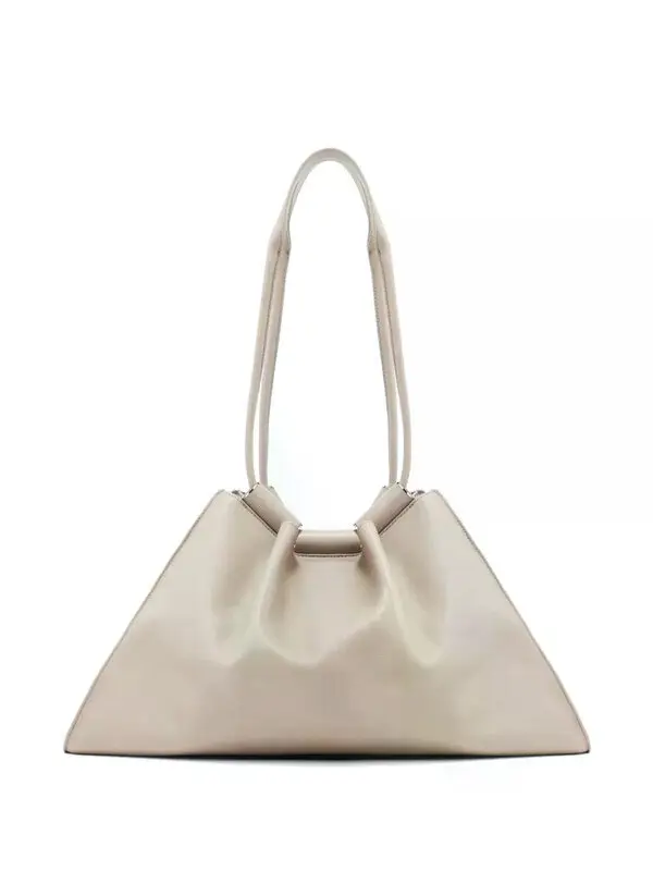 Giorgio Armani Gathered-detail Leather Shoulder Bag